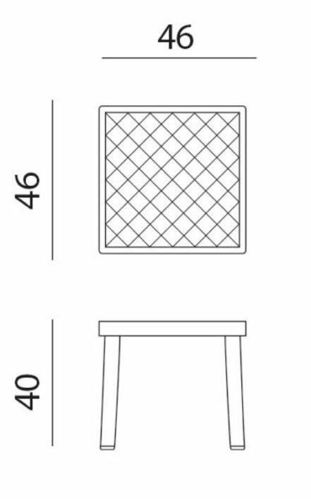 Rodi Outdoor Side Table / Coffee Table by NARDI - ByDezign Furniture NZ