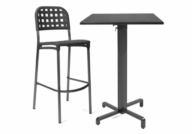 Ibisco Folding Bar Leaner Base - ByDezign Furniture NZ