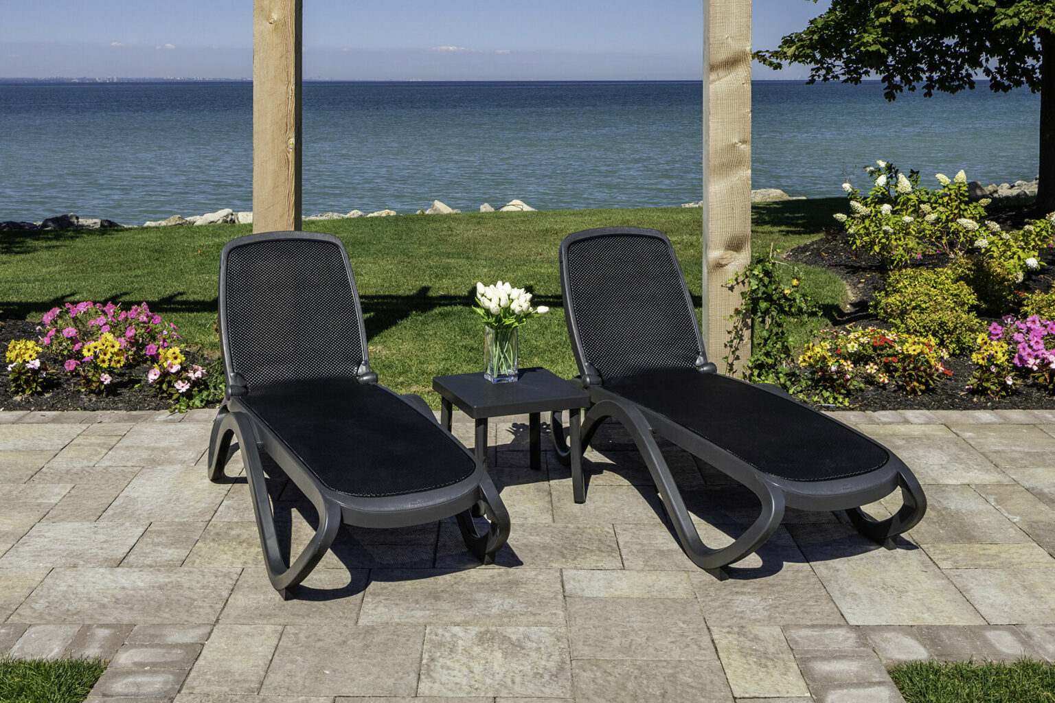 Omega 3 Piece Sun Lounger Set By NARDI | ByDezign Furniture NZ