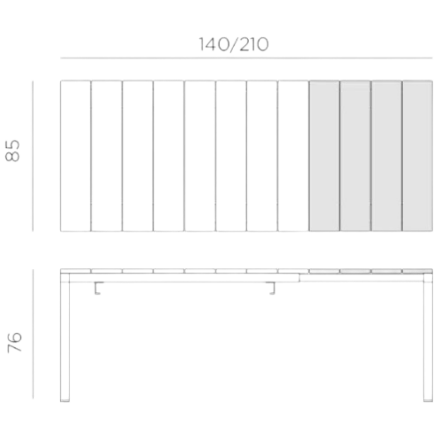Rio 210/280 Extendable Table | ByDezign Furniture NZ